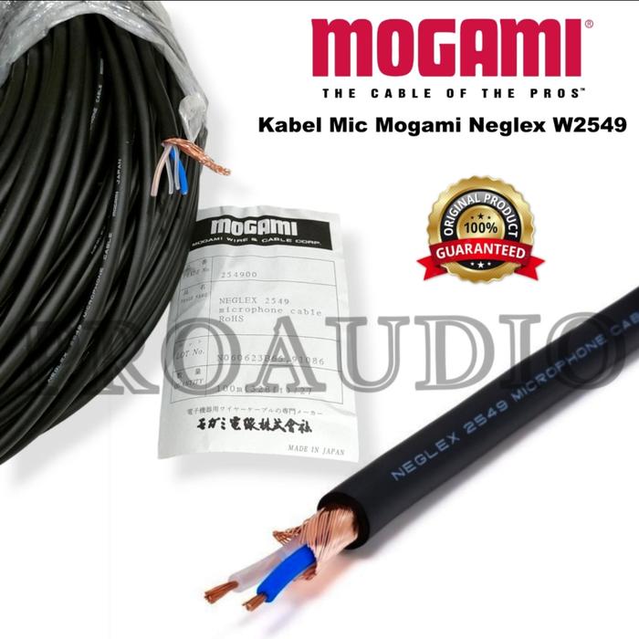 Jual Kabel Mic Mogami 2549 W2549 Neglex Balanced Microphone Cable ...