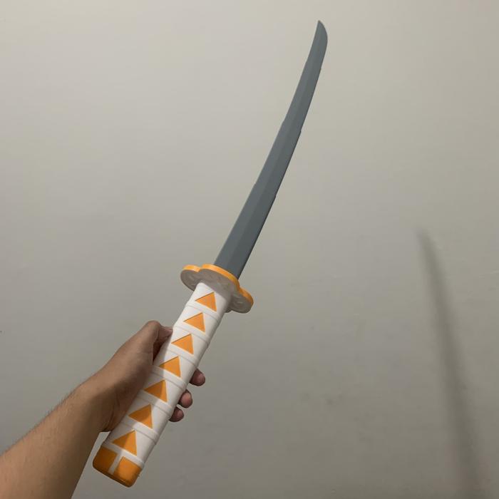 Jual Retractable Collapsing Katana Fidget Toys Demon Slayer Zenitsu ...