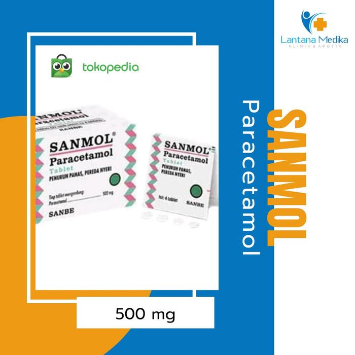 Jual SANMOL 500 MG 4 TABLET PER STRIP - Jakarta Selatan - Lantana Shop ...