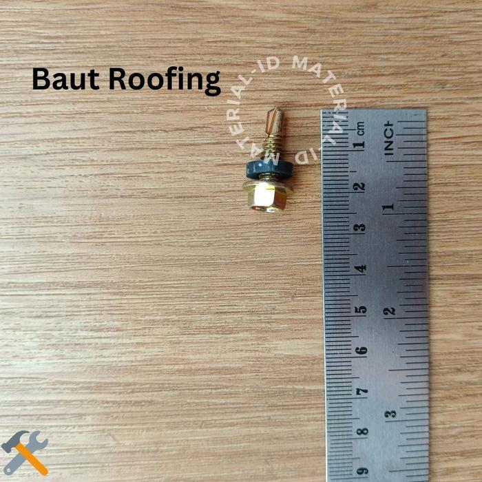 Jual 1 Dus Roofing 4 CM Kotak Baut Roofing Skrup Roping Atap Asbes ...