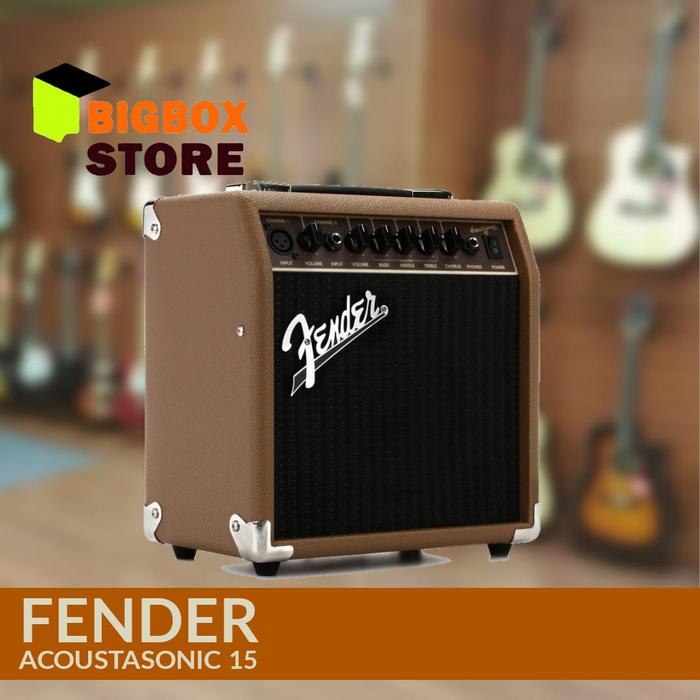 Promo Fender Acoustasonic 15 Akustik Amplifier Gitar Original Cicil 0% ...