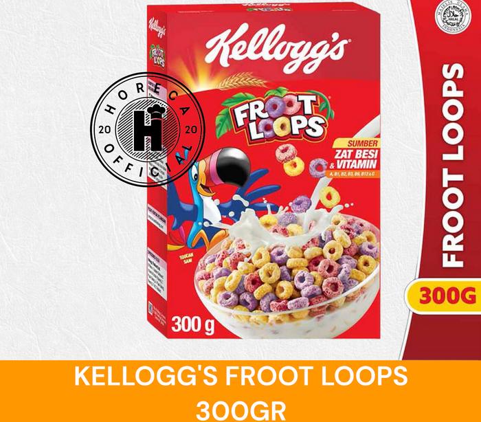 Jual KELLOGG'S FROOT LOOPS 300GR/SEREAL KELLOGG'S FROOT LOOPS 300GR ...