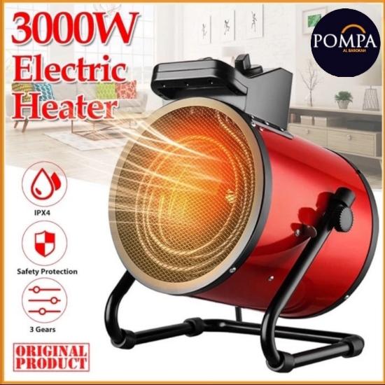 Jual Blower Pemanas Ruangan Elektrik 3000W Portable Fan Heater 3Kw 220V ...
