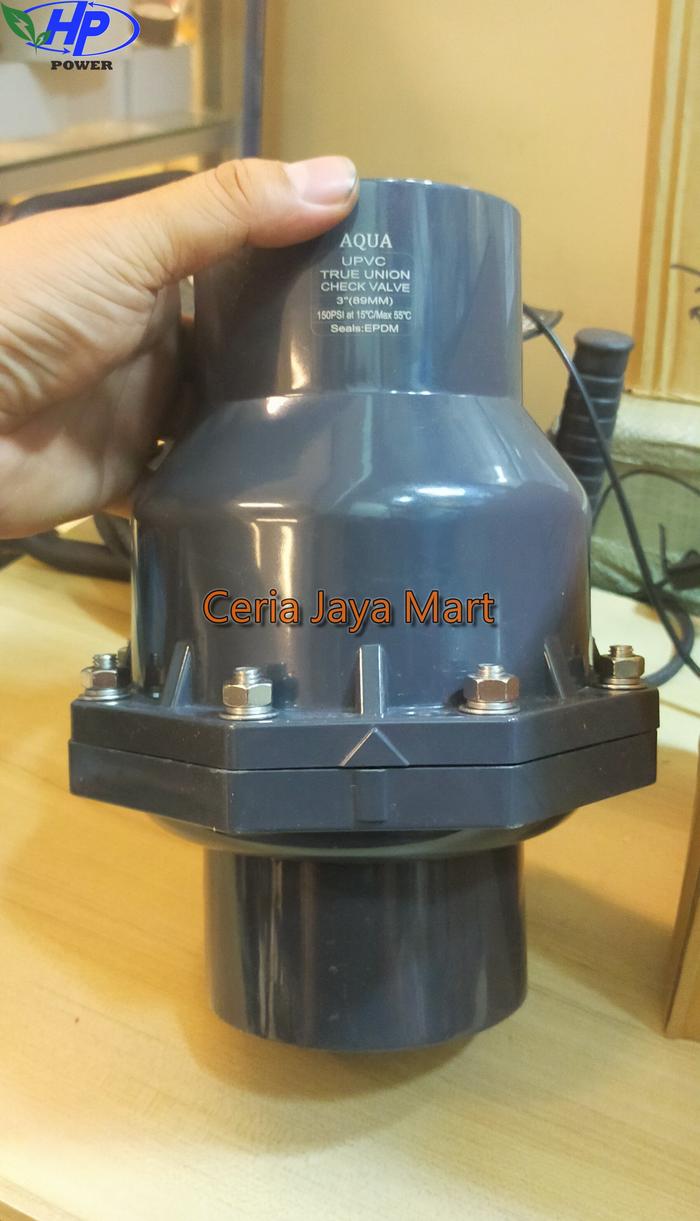 Jual Klep Tabok PVC 3 Inch Socket / Flap Swing Check Valve PVC DN80 - Jakarta Barat - Ceria Jaya ...