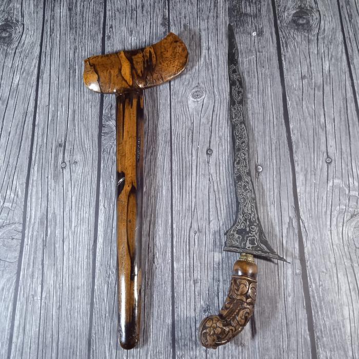 Jual Keris Kidang Mas Luk 7 Pamor Beras Wutah Tangguh Segaluh Sepuh Tua ...