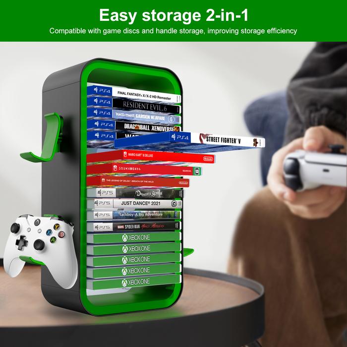 Jual Rak Storage Stand Tower Tempat Disc Kaset Nintendo Switch Xbox Ps5 ...