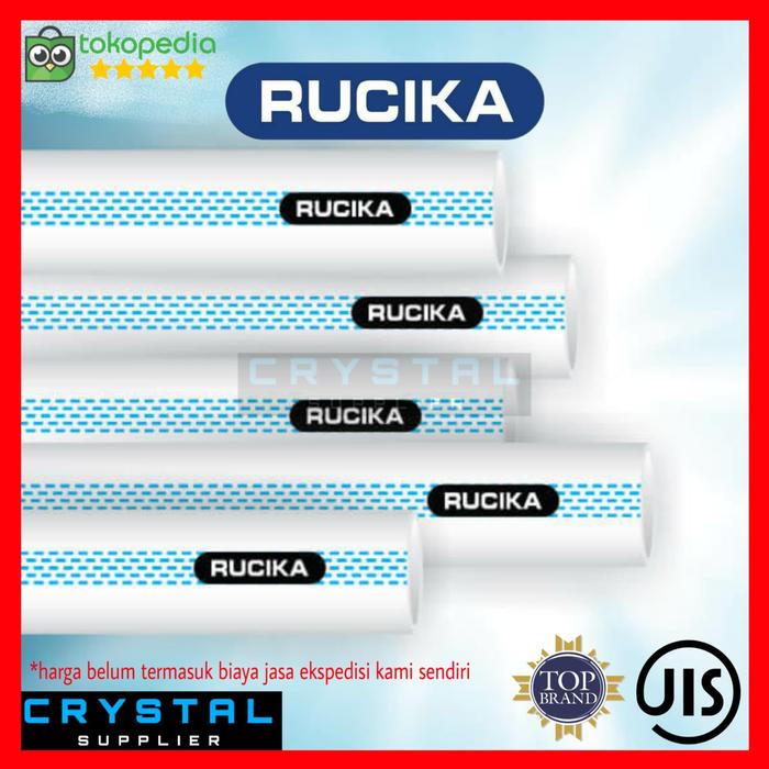 Jual PIPA PVC RUCIKA 1" inch PUTIH STD AW / WAVIN Pralon Standard 4 ...