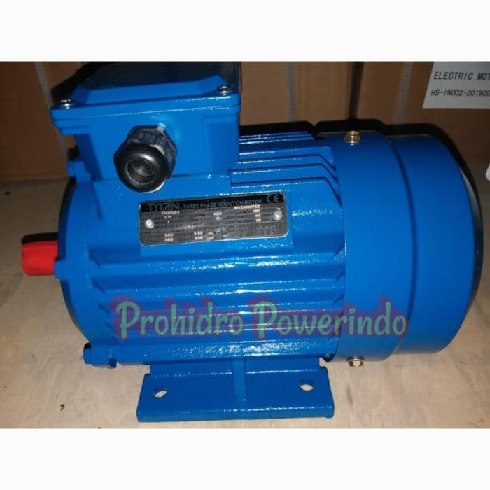 Jual Electro Motor 50 Hp / 37 Kw Rpm 3000 (2P) 3 Phase B3 Dinamo Titan ...