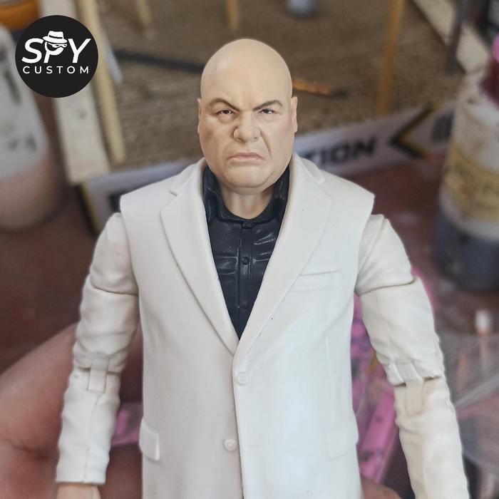 Jual Custom HS Kingpin Netflix / MCU Marvel Legends - Polos, 1/12 ...