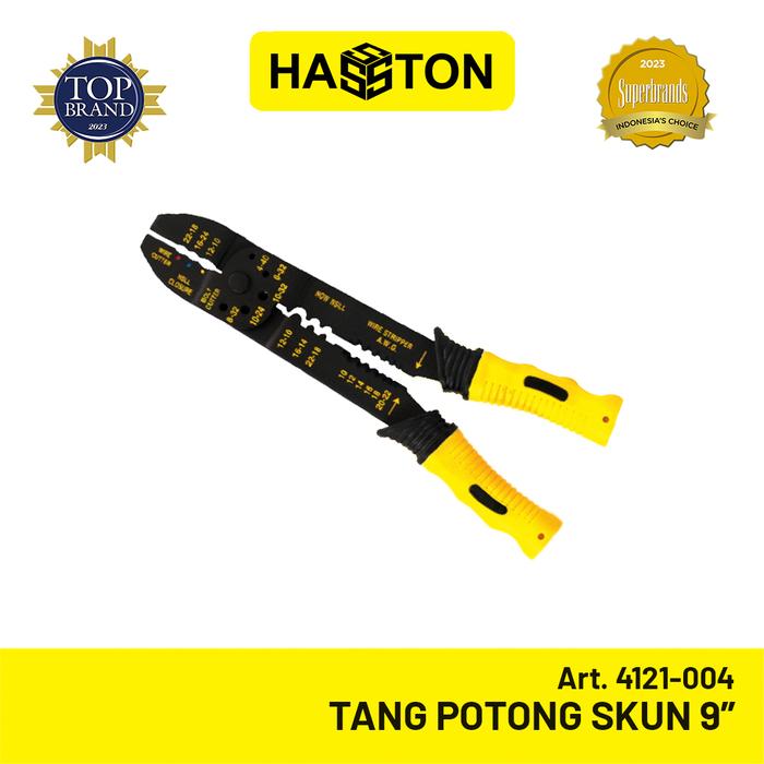 Promo Hasston Tang Potong Skun 9" /Tang Kupas Kabel/Crimping Tools(4121 ...