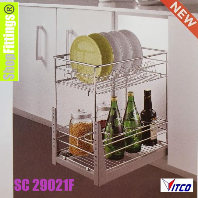 Jual SC29021F Vitco SC 29021F Rak Dapur Botol Piring Gelas Susun 2 ...