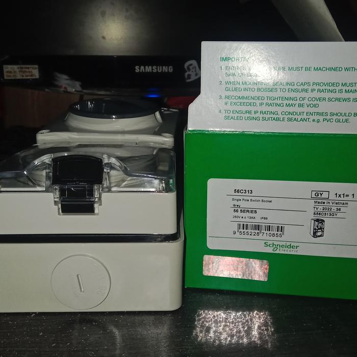 Jual SOCKET OUTLET 13A, 250 VAC 1P67 56C313 - Kota Balikpapan - TIGA ...