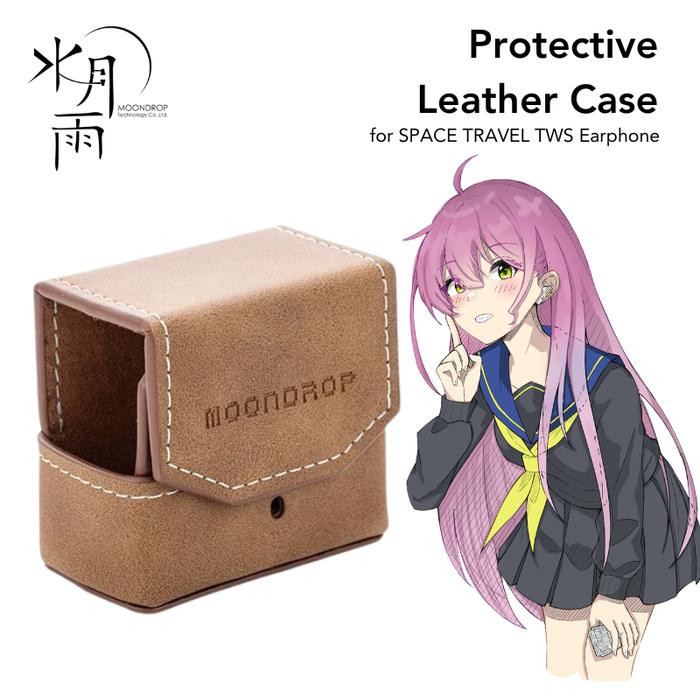 Jual Moondrop Protective Leather Case for SPACE TRAVEL TWS Earphone ...