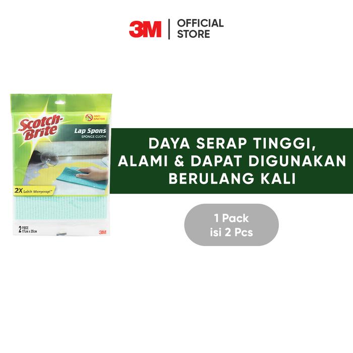 Jual 3M Scotch-Brite Lap Spons, Daya serap tinggi dan tahan lama - Kab ...