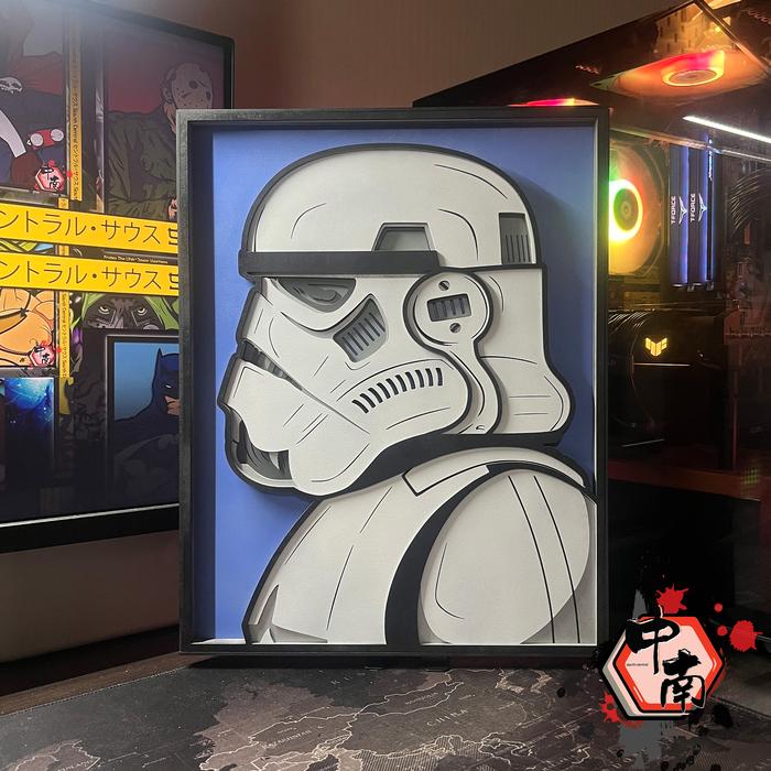 Jual Poster 3D Multilayer Star Wars Stormtrooper v2 - Jakarta Barat ...