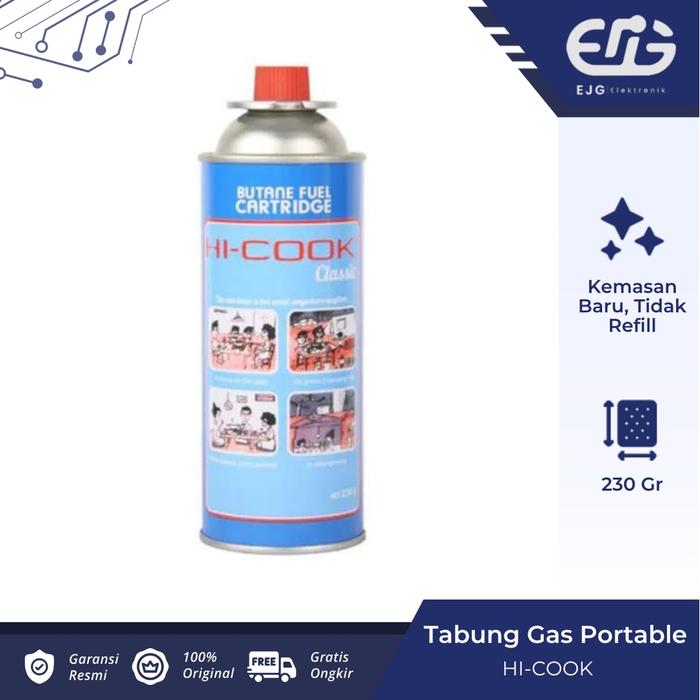 Jual Tabung Gas Mini Hi-Cook/ Hi Cook Utk Kompor Portable / Gas Hi Cook ...