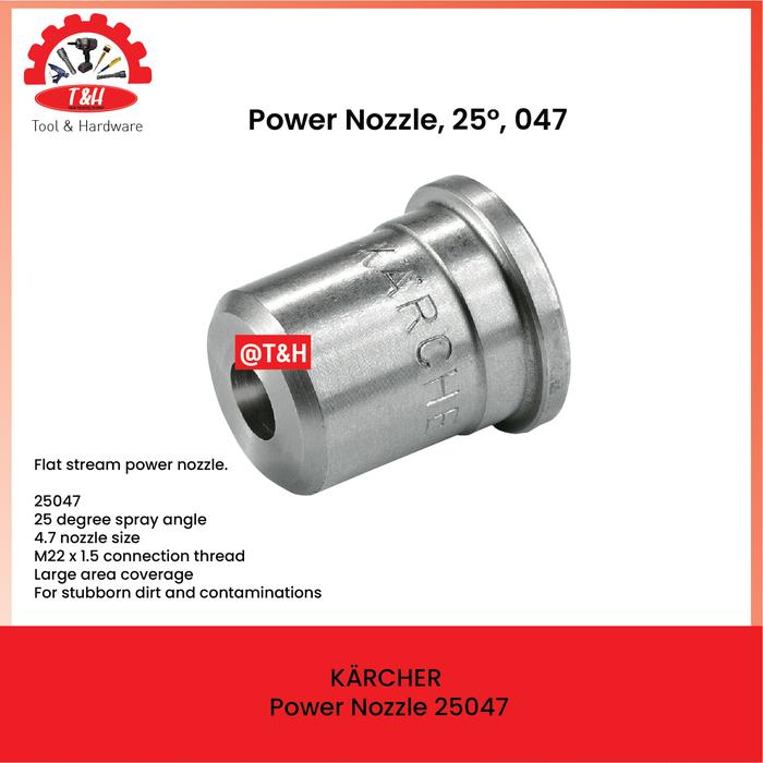 Jual Karcher Power Nozzle 25°, 047 / High Pressure Cleaner - Jakarta Barat - Tools Hardware Shop ...