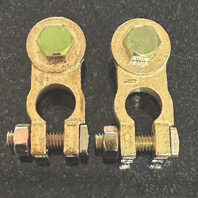 Jual Brass Battery Terminal Heavy Duty set +- kepala aki - Kab ...