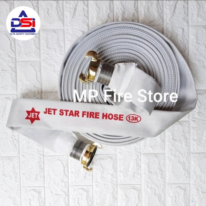 Jual fire hose kanvas 2 inch x 30 m Selang Hydrant + Coupling Nakajima ...