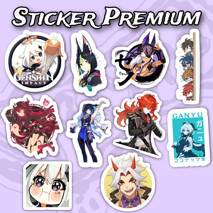 Jual Sticker Genshin Impack Furina pack 10 pcs premium waterproof ...