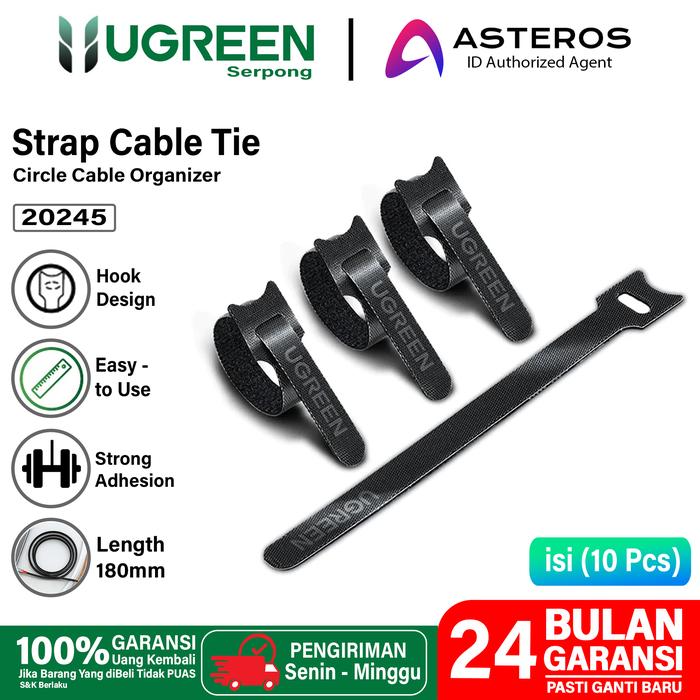 Jual UGREEN Strap Cable Ties Organizer Pengikat Perekat Kabel Serbaguna ...