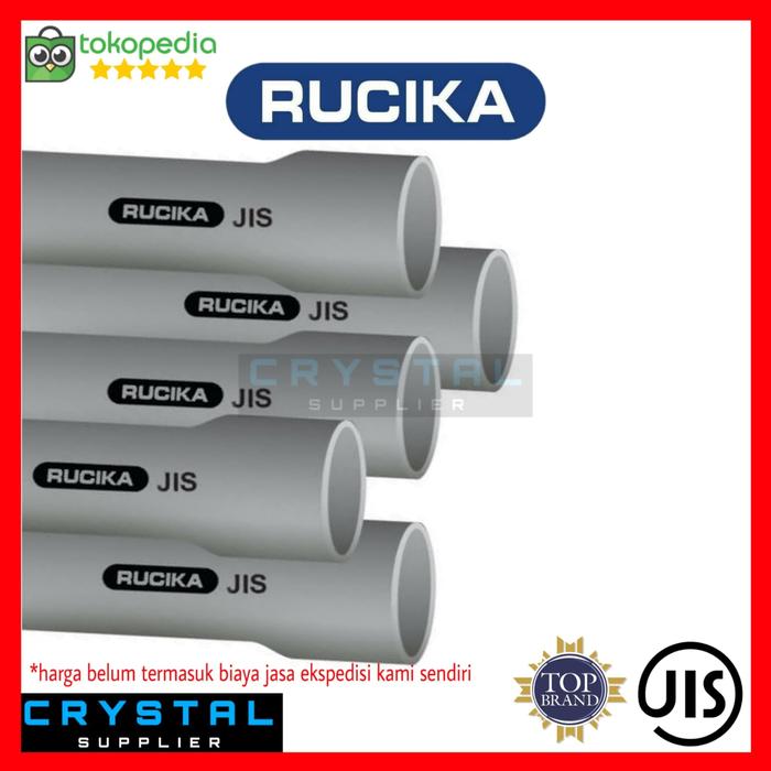 Jual PIPA PVC RUCIKA 1" inch ABU JIS AW VP / Pralon JIS AW 4 meter ...