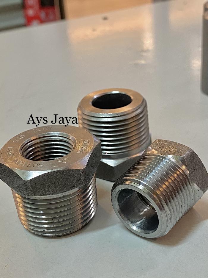 Jual Vring / Bushing / Vlok Ring Besi A105 3000 Psi NPT 3/8 x 1/4 ...