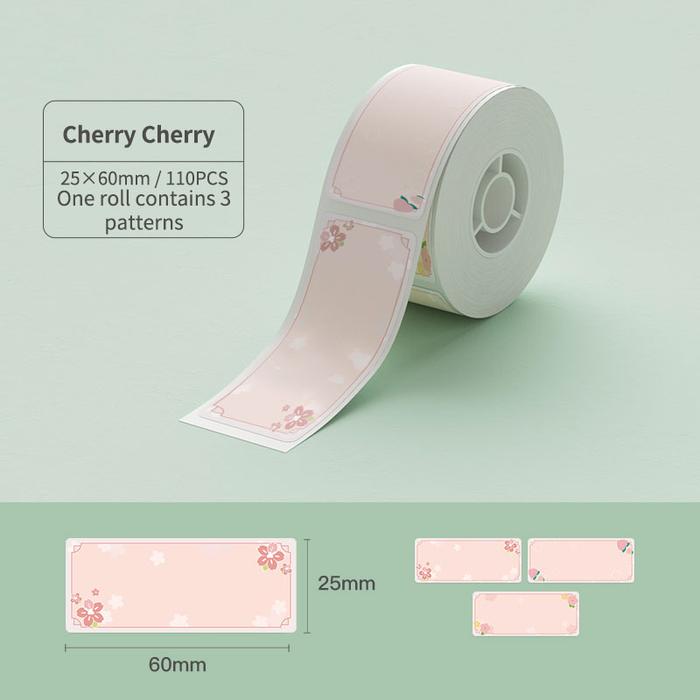 Jual NIIMBOT Stiker warna tahan air dan tahan minyak untuk name tag ...