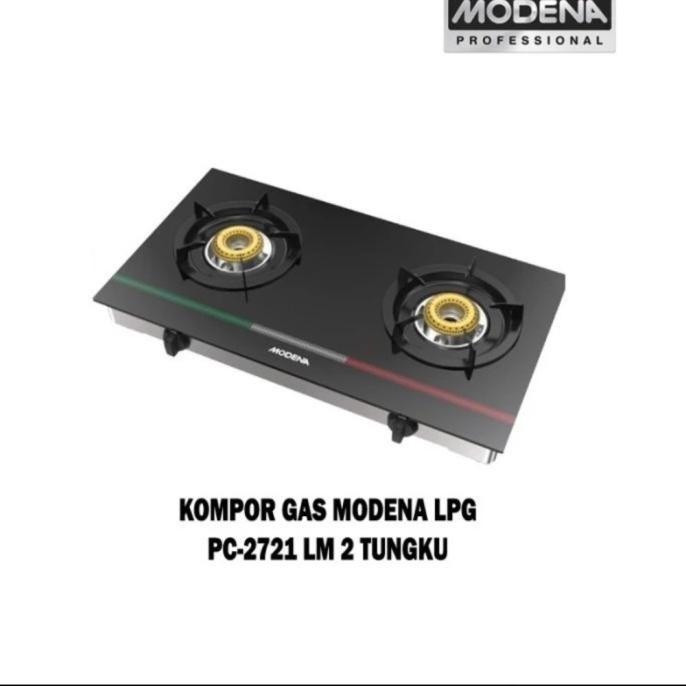 Jual Kompor Gas Portable Modena Pc2721Ld 2 Tungku Kaca Pc 2721 Ld - Kab ...