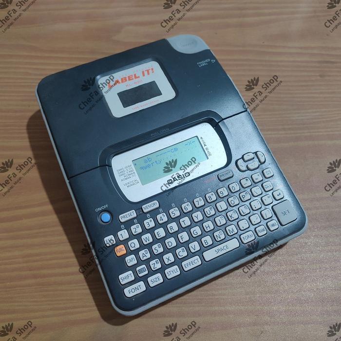 Jual Printer Label Casio KL-820 / Mesin Cetak Label Stiker KL 820 ...