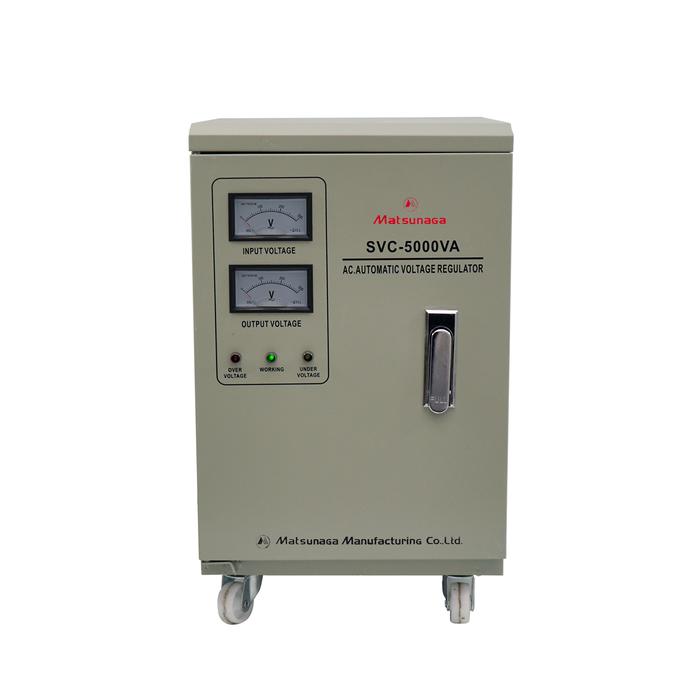 Jual STAVOLT SVC 5000W MATSUNAGA STAVOL LISTRIK 5000VA STABILIZER ...