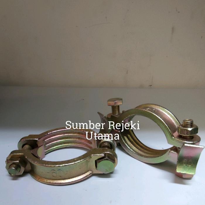Jual Klem pipa Double Bolt SL 60 / Clamp Besi DB 60 - Jakarta Barat ...