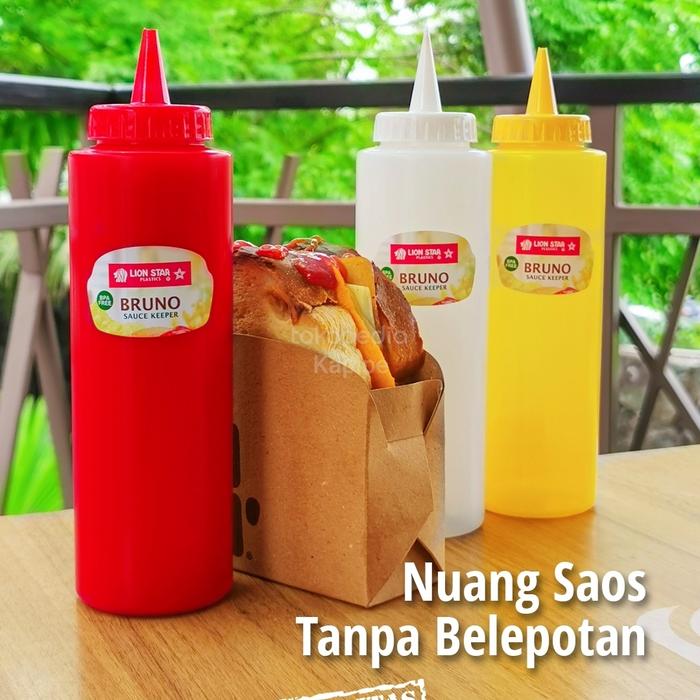 Jual Tempat botol kecap saos mayones 550ml lion star sauce keeper TS-55 ...