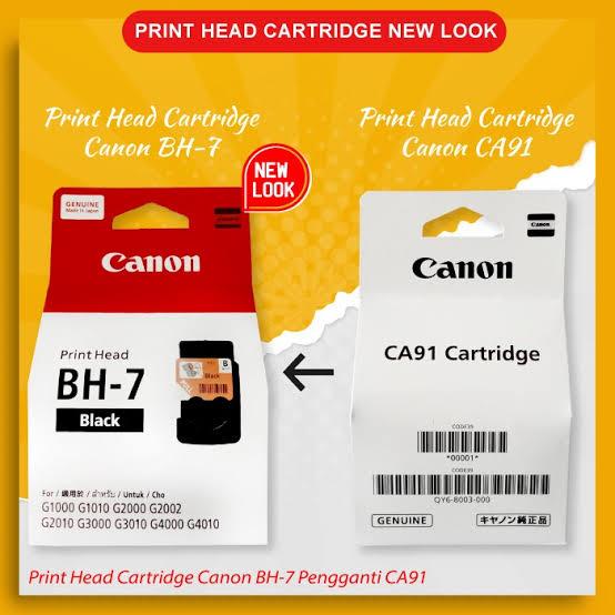 Jual print head catridge Canon bh 7 & ch 7 Original for G1010 G2010 G3010 - 1 set - Jakarta ...