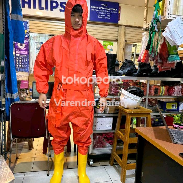 Jual Baju Chemical Suit / Pakaian Anti Cairan Kimia Protective Clothing ...