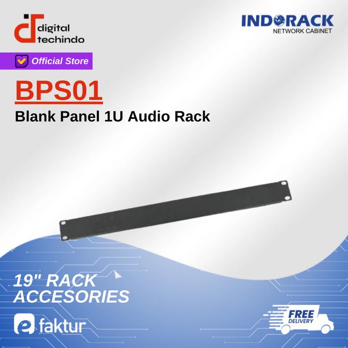 Jual INDORACK Accesories Blank Panel Standart 1U Penutup Celah Rak ...