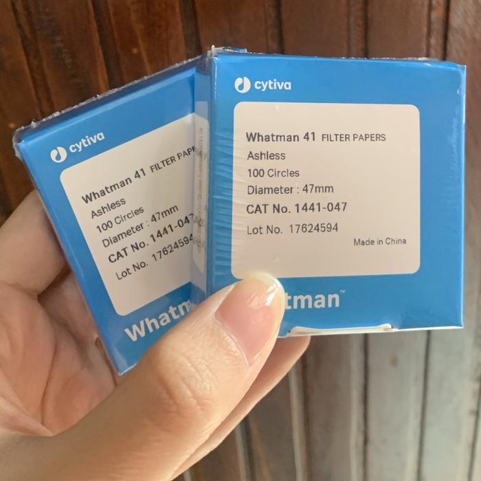 Jual Whatman Filter Paper / Kertas Saring Grade 1 Dia 47mm 1441-047 ...