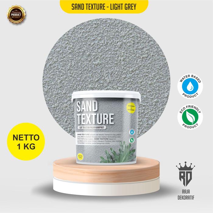 Jual Cat Tekstur Kamprot - Sand Texture - Light Grey - Jakarta Timur ...
