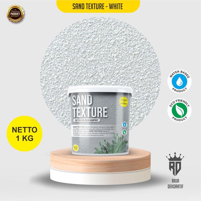 Jual Cat Tekstur Kamprot - Sand Texture - White - Jakarta Timur - Raja ...