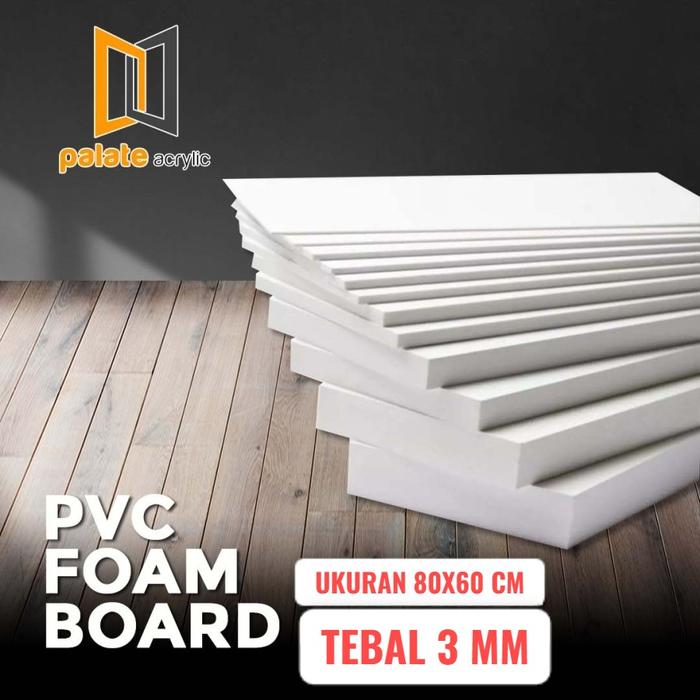 Jual POTONGAN PVC BOARD / PVC FOAM BOARD 3MM UKURAN 80X60 CM - Jakarta ...