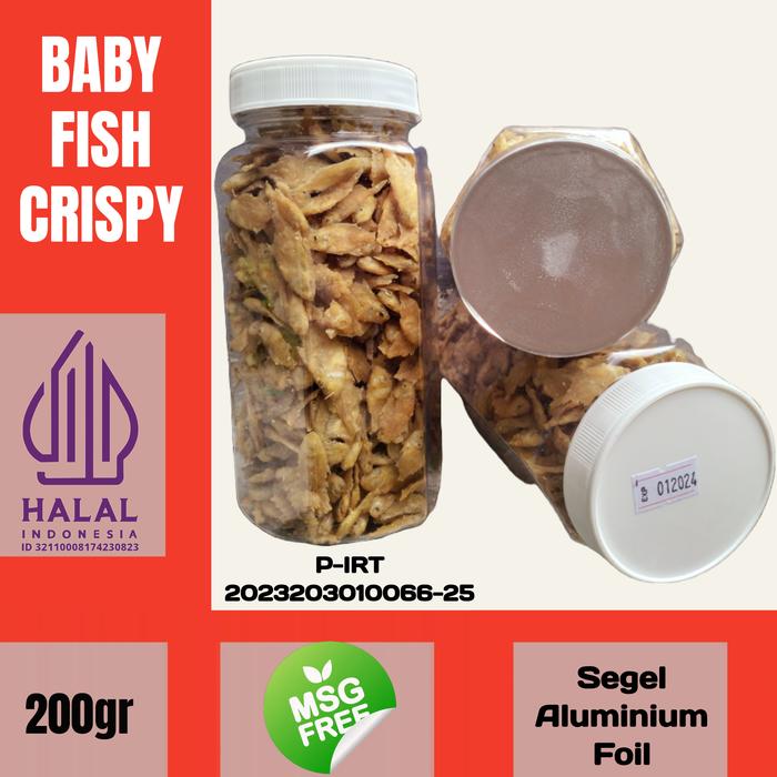 Jual Baby Fish Crispy 200gr/Baby Fish Ikan Goreng Crispy Tanpa MSG ...