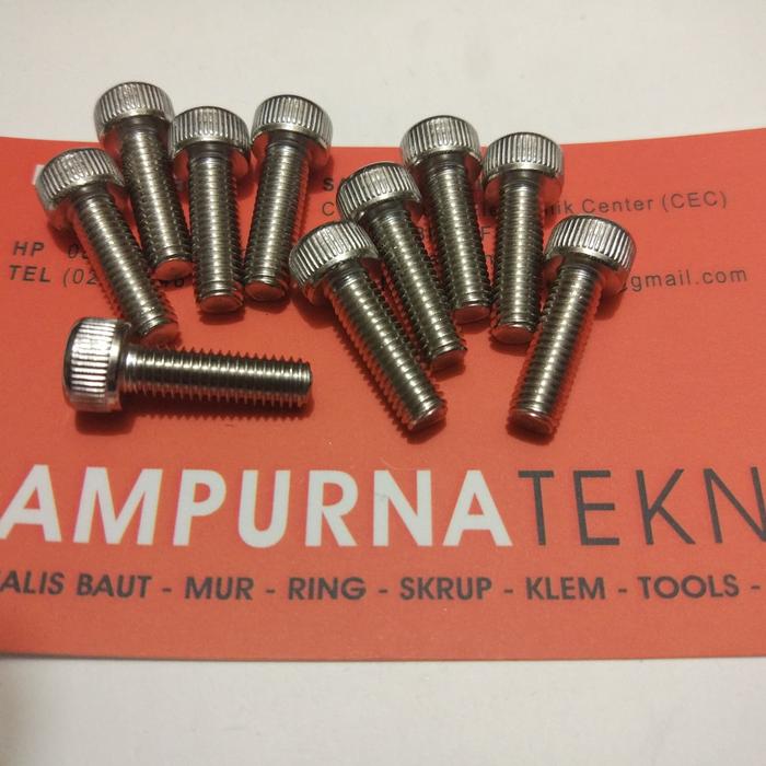Jual Baut L M8 x 50 mm Stainless ( L 8x50 ) Stenles - Kota Bandung ...