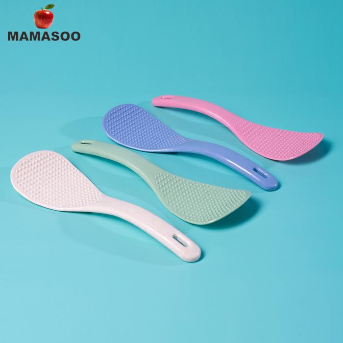 Promo [Mamasoo] Centong Nasi Bahan Jerami Anti Lengket Kuat, Tebal ...