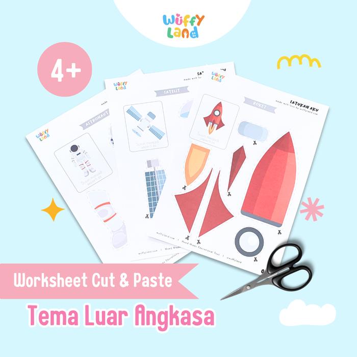 Promo Worksheet Tema Benda Langit 38 Lembar Kegiatan Anak Paud Kota