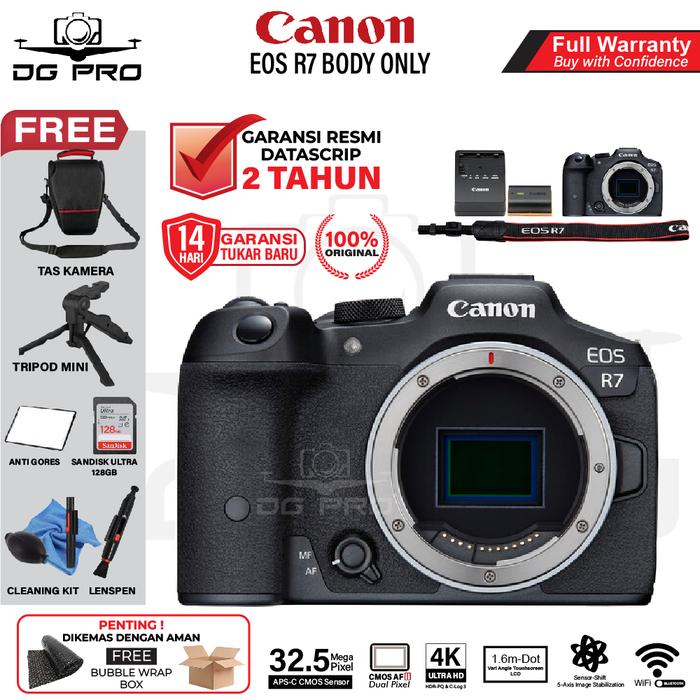 Jual Canon EOS R7 Body Only Mirrorless Camera EOS R 7 BO - Garansi ...