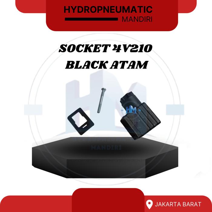Jual SOCKET COIL ATAM / PLUG SOKET ATAM UNTUK SOLENOID VALVE - Jakarta ...