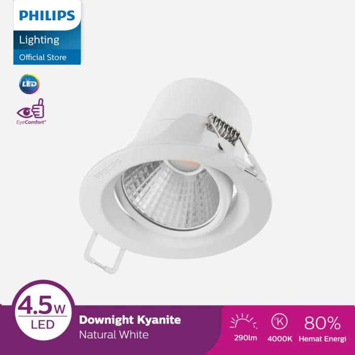 Jual Philips Lampu Spotlight SL201 070 4.5 W 40K WH Semi Putih Recessed ...