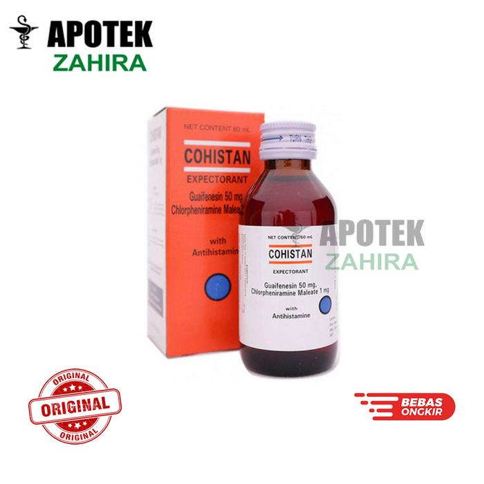 Jual Cohistan Expectorant 60ml / obat batuk / obat pilek / batuk ...