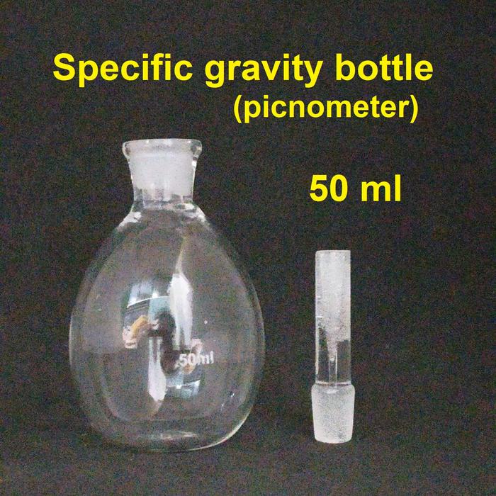 Jual PICNOMETER 50 ML PIKNOMETER PYCNOMETER GAY LUSSAC CHINA - Jakarta ...
