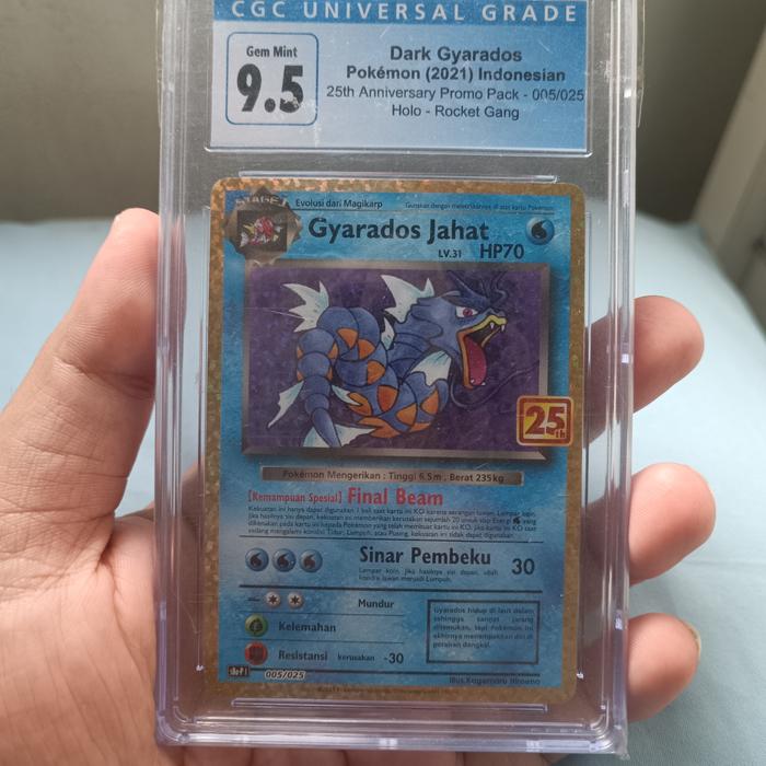 Jual gyarados jahat 25th indonesia CGC 9.5 Pokemon Slab - Kab. Bekasi - Acank_Store | Tokopedia